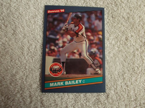 Leaf-Donruss 1986 / MLB "MARK BAILEY" #354 Houston Astros Trading Card ...