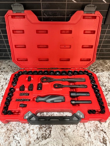 CRAFTSMAN 58 Piece Universal Max Axess Pass Thru Mechanic's Tool Set ...