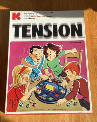 TENSION Board Game Kohner Bros. 1971 Vintage - Complete | eBay