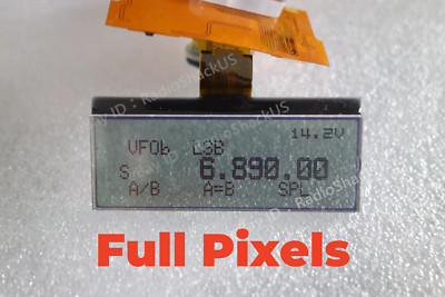 YAESU FT-857/857D LCD replacement part 'zebra stripes' issue !!! Full ...
