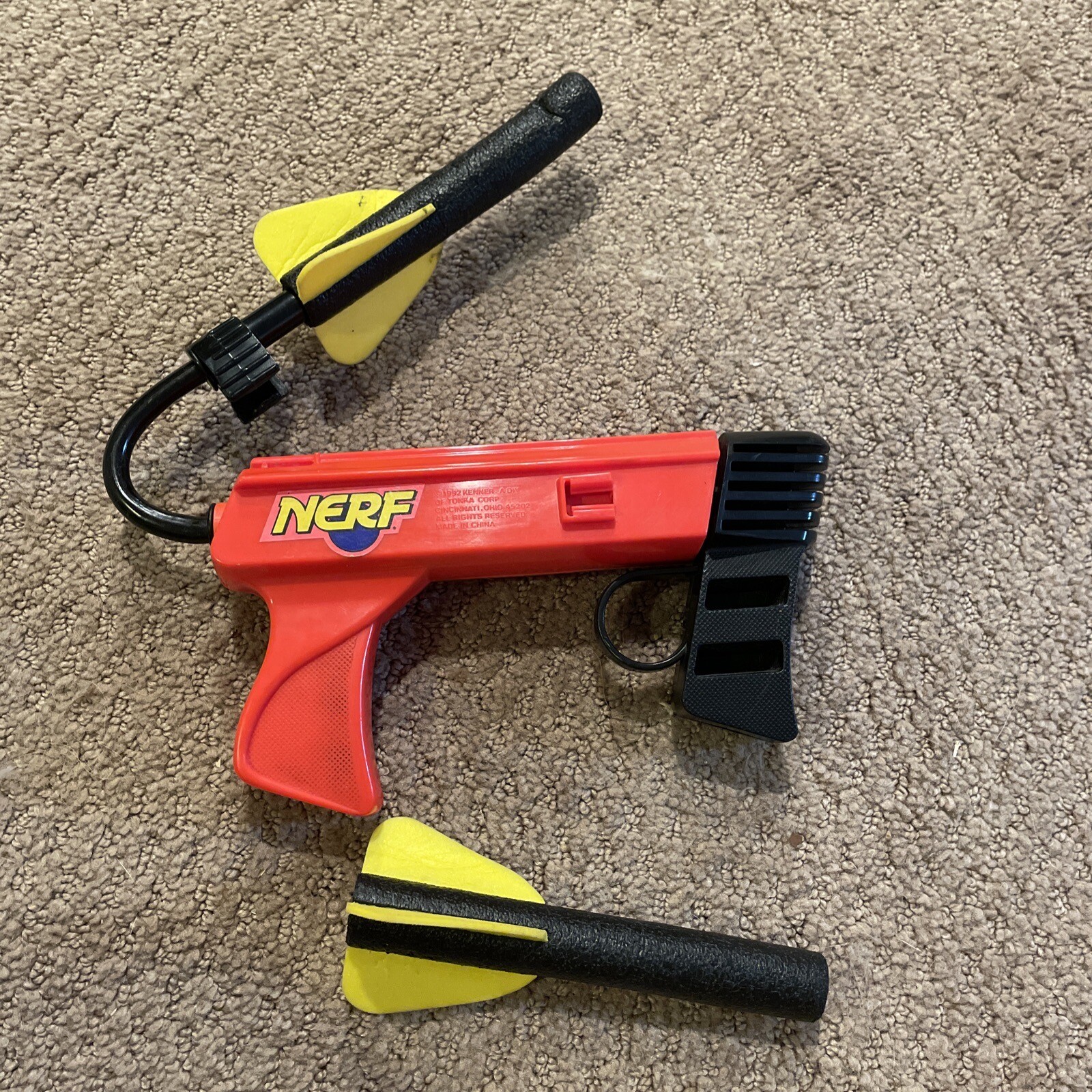 Vintage Nerf NB-1 Missile Blaster Gun 1993 Kenner W/ Box Toy ...