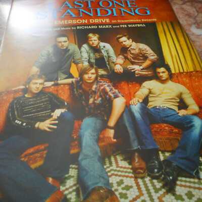 Emerson Drive Last One Standing 2003 Photo Sheet Music | eBay