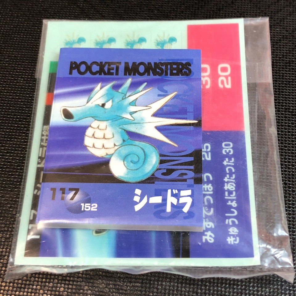 Pokemon Vintage Japanese Tomy Battle Game Note - 117 Seadra - Unused - #0278 | eBay