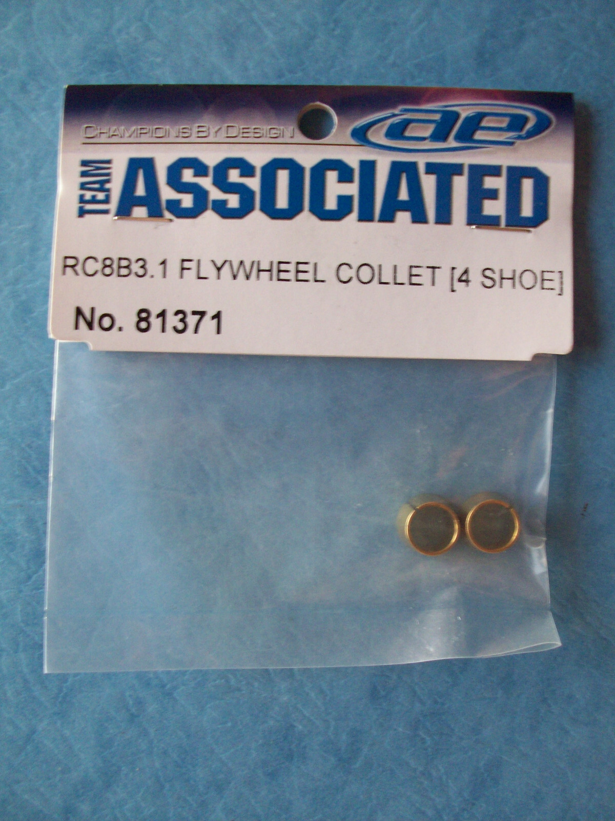 GENUINE TEAM ASSOCIATED 81371 FLYWHEEL COLLET 4 SHOE RC8 B3.1 ASC81371 ...