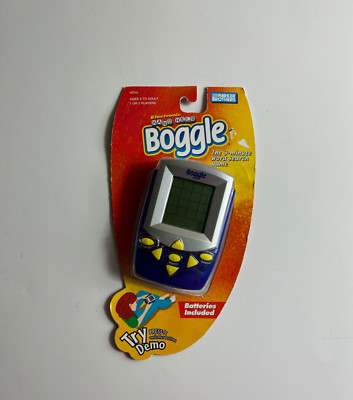 New Boggle Electronic Hand Held Word Game Hasbro 2002 Factory Sealed | eBay