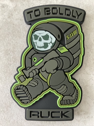 *BRAND NEW* 5.11 SPACE RUCK PATCH TO BOLDY RUCK SKELETON FACE HOOK ...
