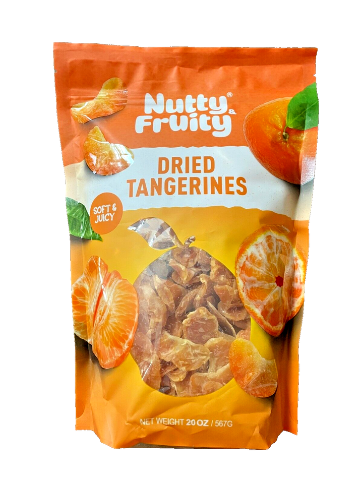 4-PACK Nutty & Fruity Dried Tangerines Premium Quality 20 oz. each bag ...
