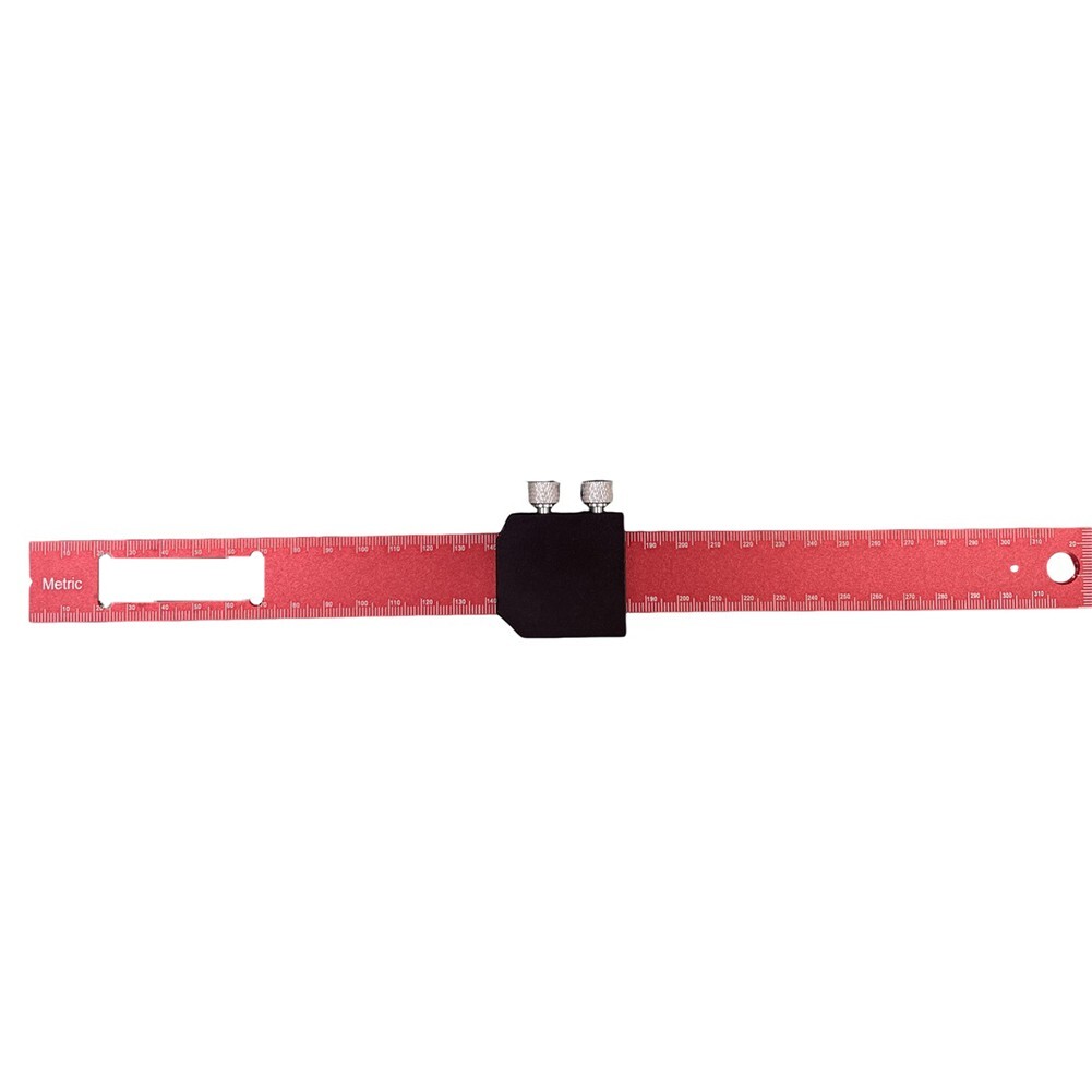 Compact Pocket Ruler with T Track Metal Slide Stops for Stability and ...