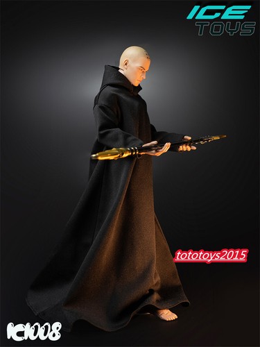 1:6 Male Black Cloak War Robe Coat Clothes Model Fit 12'' Action Figure ...