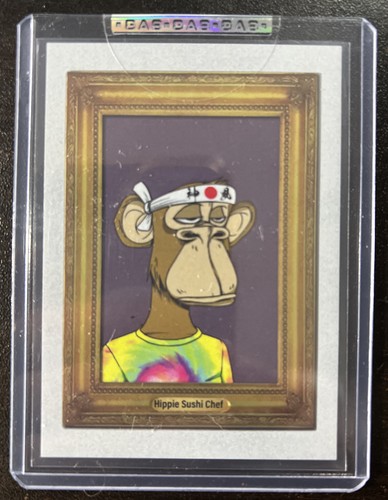 GAS TRADING CARDS IRL #14 HIPPIE SUSHI CHEF (BAYC #8614) ROOKIE CARD ...