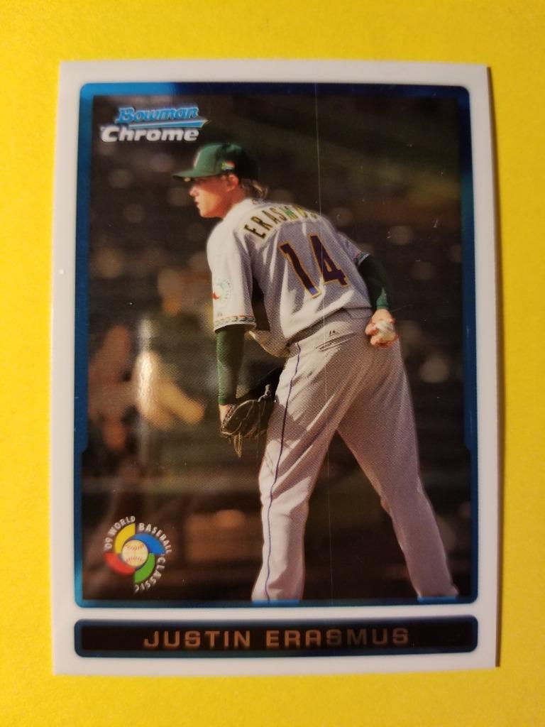 JUSTIN ERASMUS - RC WORLD BASEBALL CLASSIC BCW11 SOUTH AFRICA 2009 ...