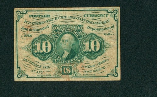 10¢ First Issue Fractional Currency ** PAPER CURRENCY AUCTIONS | eBay
