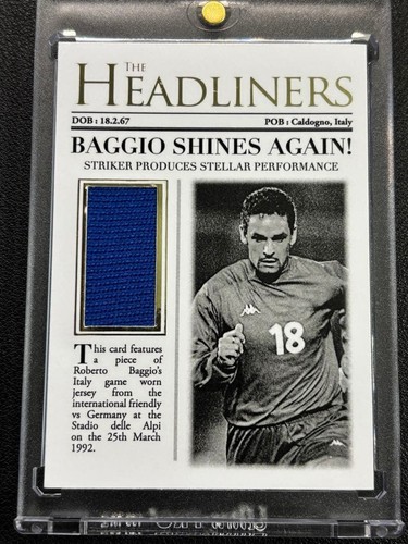 Roberto Baggio Memorabilia Limited to 19 737996 | eBay
