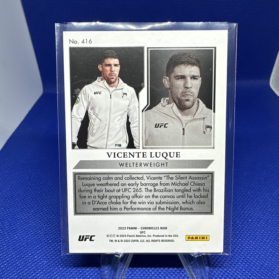 2023 Panini Chronicles UFC Vicente Luque #416 Noir /99 MMA | eBay