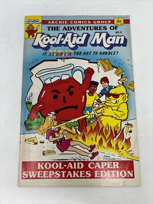 1987 The Adventures of Kool Aid Man #4 ARCHIE Caper Sweepstakes 1st ...