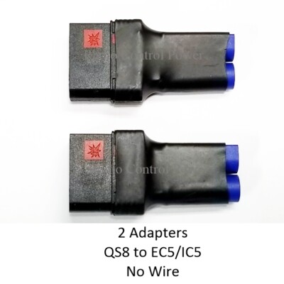 RCP-QS8 to EC5/IC5 No Wire (2) Adapters Heavy Duty 6 awg Equivalent | eBay