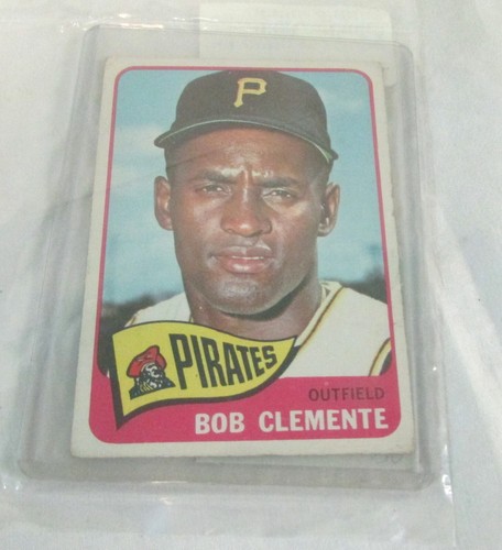 Vintage Roberto Clemente 1965 Topps Baseball Card #160, Graded, 3.5 VG ...