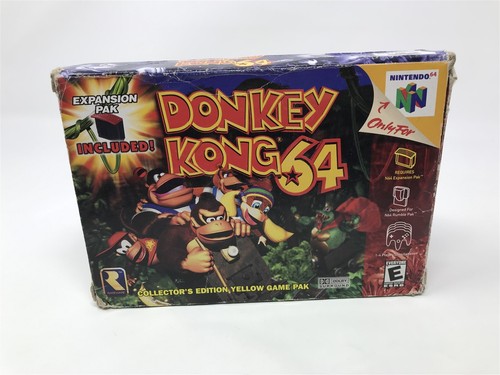 Donkey kong 64 DK64 - Nintendo 64 N64 - Complete In Box CIB - Rough Box ...