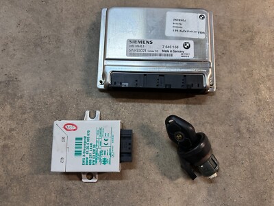 BMW E46 E39 E53 3 5 X5'ies 2.0i M54 ENGINE SET ECU DME MS43 IMMOBILIZER ...