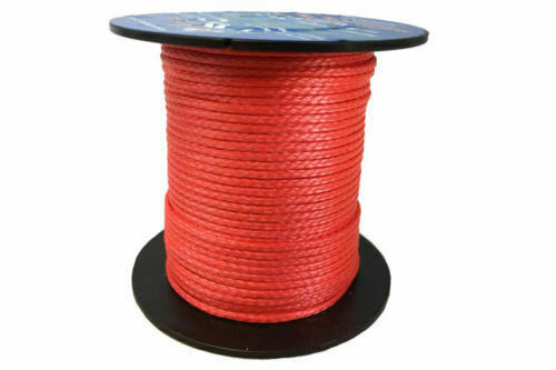 6mm x 100m Dyneema SK78 Rope - 4200kg Rated- Synthetic Fishing Marine ...