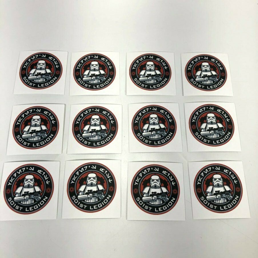 (12X) Star Wars 501st Legion Darth Vader Army Stormtrooper Sticker 2 ...