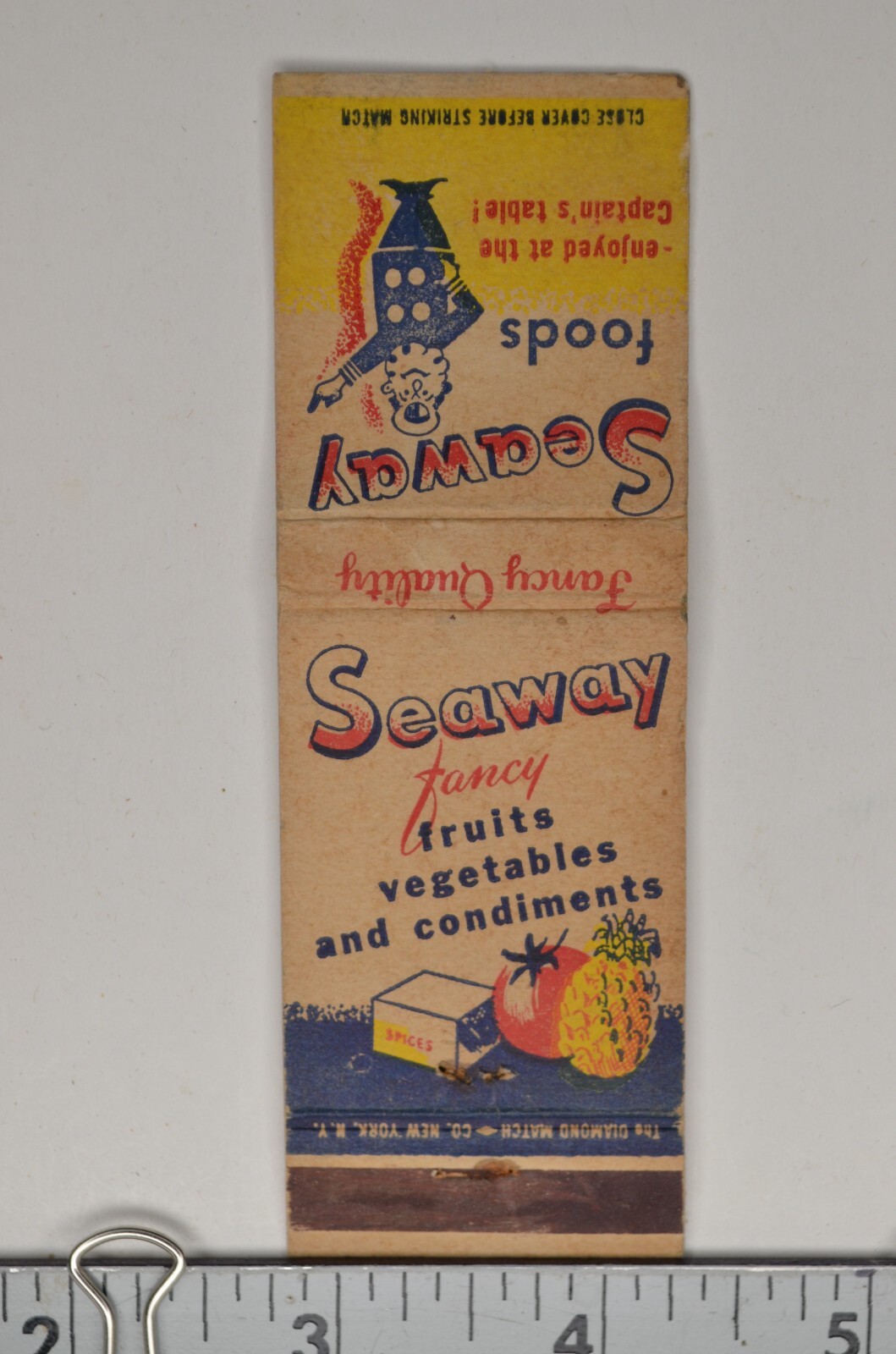 Vintage Matchbook Cover Seaway Foods Market Grocery Store 1950s 1960s ...
