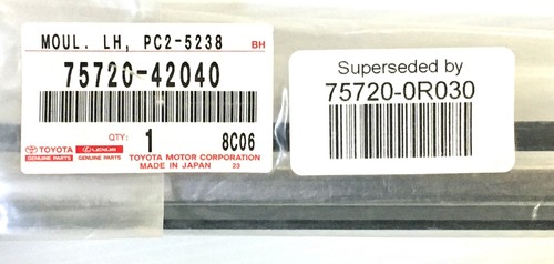 Genuine OEM Toyota 75720-0R030 Belt Molding Front Window Left 2013-2018 ...