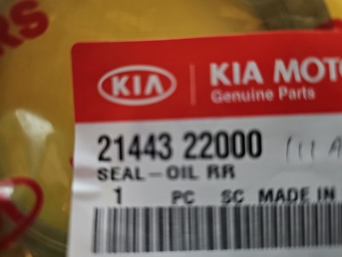 21443 22000 OEM BRAND NEW KIA/HYUNDAI ROCKER COVER SEAL OIL REAR | eBay