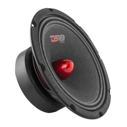 DS18 PRO-GM 8" Mid-Range Loudspeaker with Bullet 580 Watts RMS 4-Ohm (1 ...