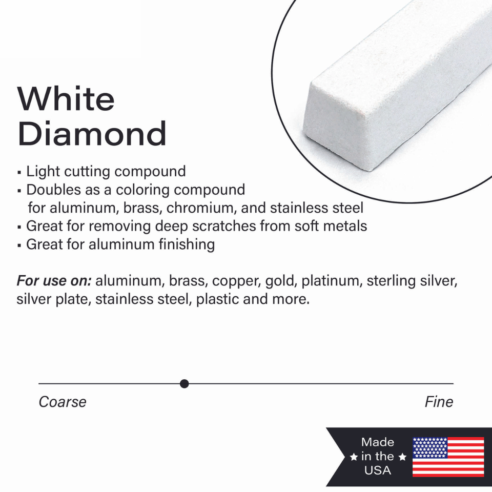 4 oz. White Diamond Polishing Compound- Metal Jewelry Buffing | eBay