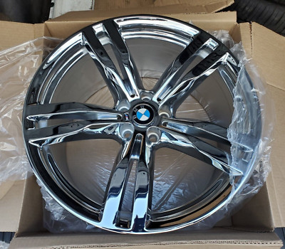 20" BMW 740 750 760 Chrome 648 M Wheels Rims G11 G12 21 | 8.5" | 5x112 ...