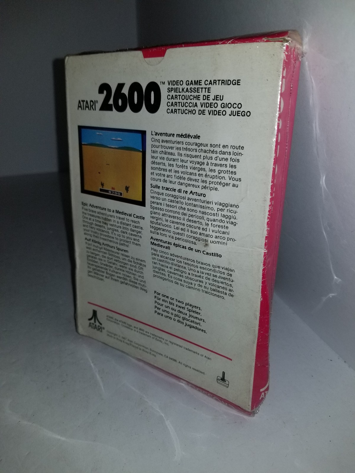 NEW W/PINK BOX CROSSBOW GAME FOR PAL ATARI 2600 + 2600+ PLUS RETRON 77 ...