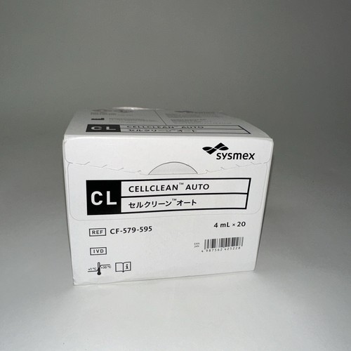 Sysmex Cf-579-595 Cellclean Auto for Automated Hematology Analyzers 4ml ...