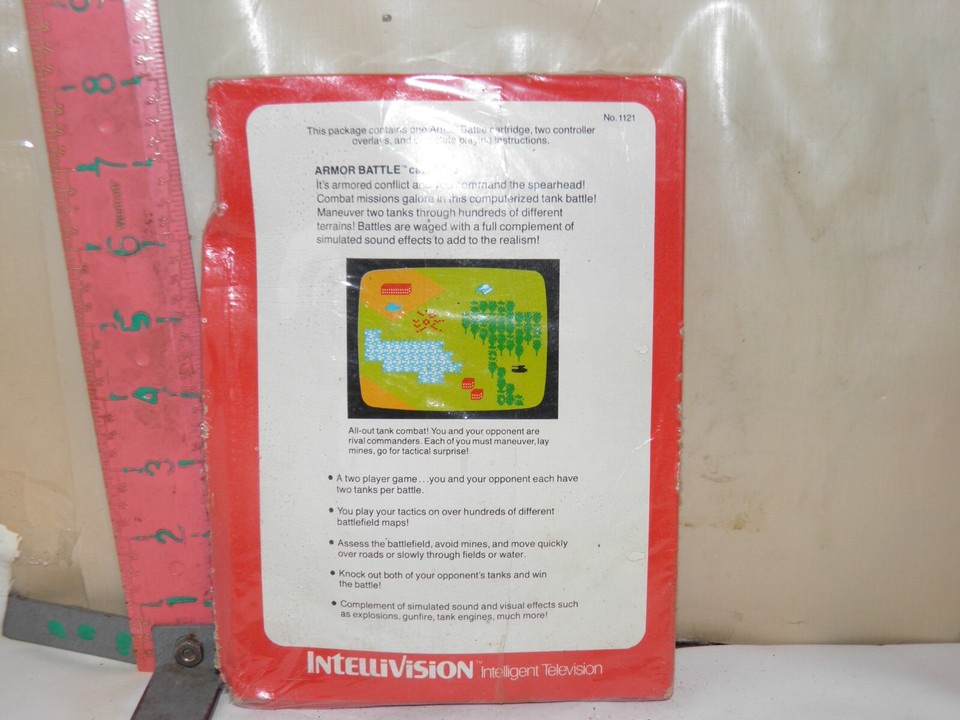Armor Battle for Mattel Intellivision - Game/Box/Man/2OL, new in sealed ...