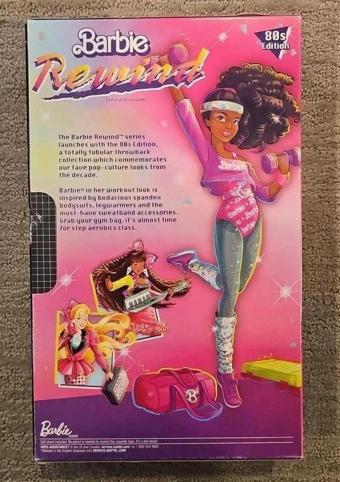 Mattel BARBIE Rewind 80s Edition Workin' Out Doll, New In Box | eBay