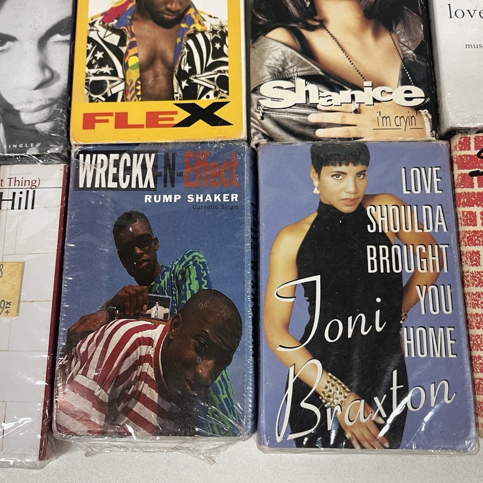 90s Rap And R&B Cassette Tape Singles Lot Of 35 RARE VINTAGE HIP-HOP /R ...