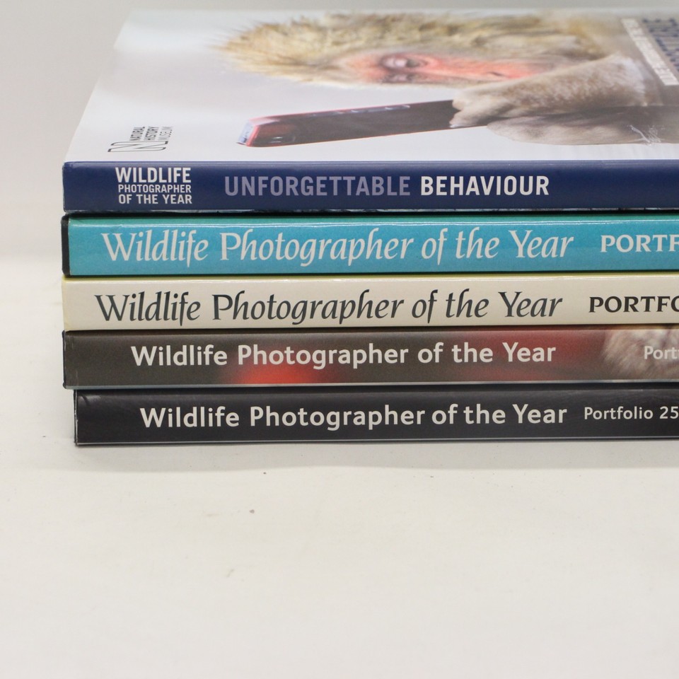 Wildlife Photographer of The Year 5x Hardback Books Natural History ...