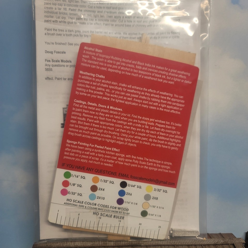 Fos Scale Models Monty Cab Co. Ho Scale structure kit | eBay
