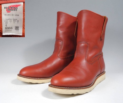 Super rare size 10E Red Wing 8866 Pecos size 7.5E Oro Russet feather ...