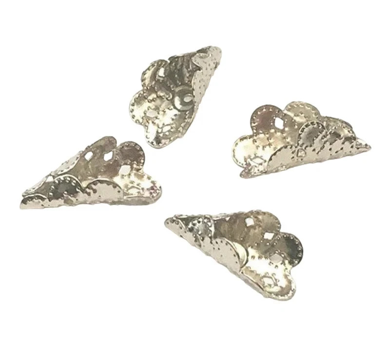 20pc filigree cone shape bead cap-pls select your own color | eBay