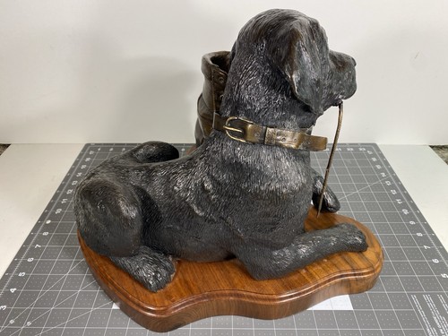 RARE Devin Rowe "Boot Camp" Labrador Retriever Bronze Limited Edition ...