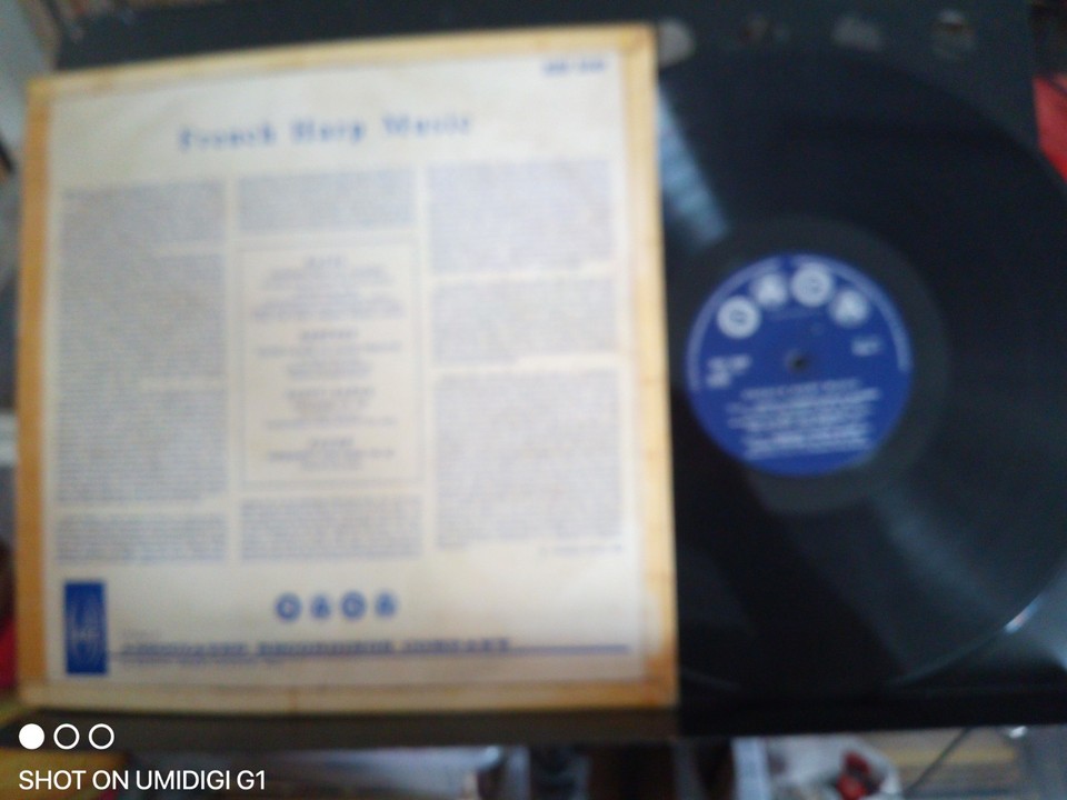 French Harp Music - Edward Vito harp , Ravel, Debussy,... -1964 UK Saga ...