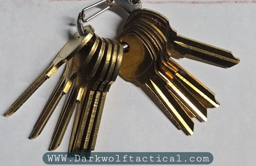 Lot Of Ten(10) NA12 Key Blank / Mail Box Key / 1069LB Brass / ILCO USA ...