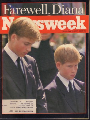 Newsweek September 15 1997 Farewell Princess Diana Prince William ...