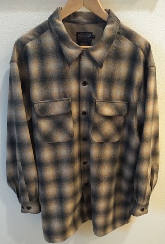 MENS ORIGINAL BOARD PENDLETON XL "GRAY/TAN MIX" CLEAN! AUTHENTIC THROWBACK69! | eBay