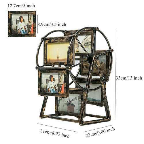 Rotating Ferris Wheel Multi Photo Frame Wedding Carousel Picture ...