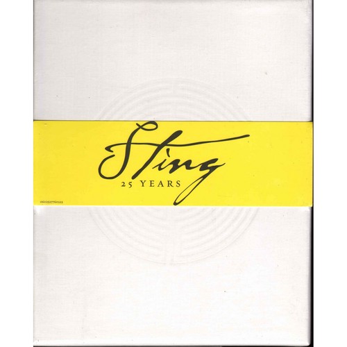 Sting Box 3 CD 1 DVD 25 Years / A&M Records Sealed 0602527760223 | eBay