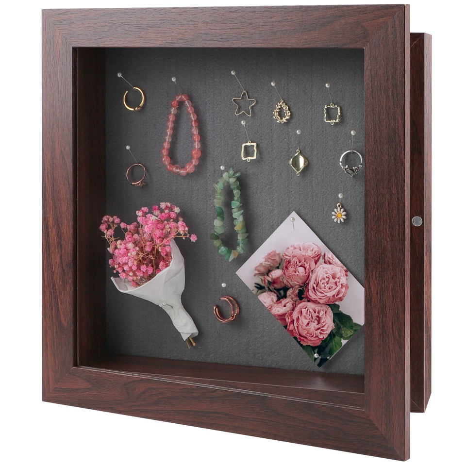 8x8 8x10.5 11x11 11x14 Shadow Box Frame Display Case 2" Depth Collages ...