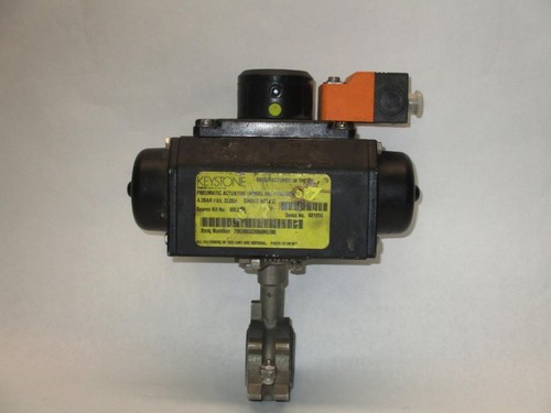 Keystone Model F79U-003U Single Acting Pneumatic Actuator w/ Butterfly ...