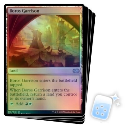 Foil Boros Garrison X4 M/NM Magic: The Gathering MTG Double Masters ...